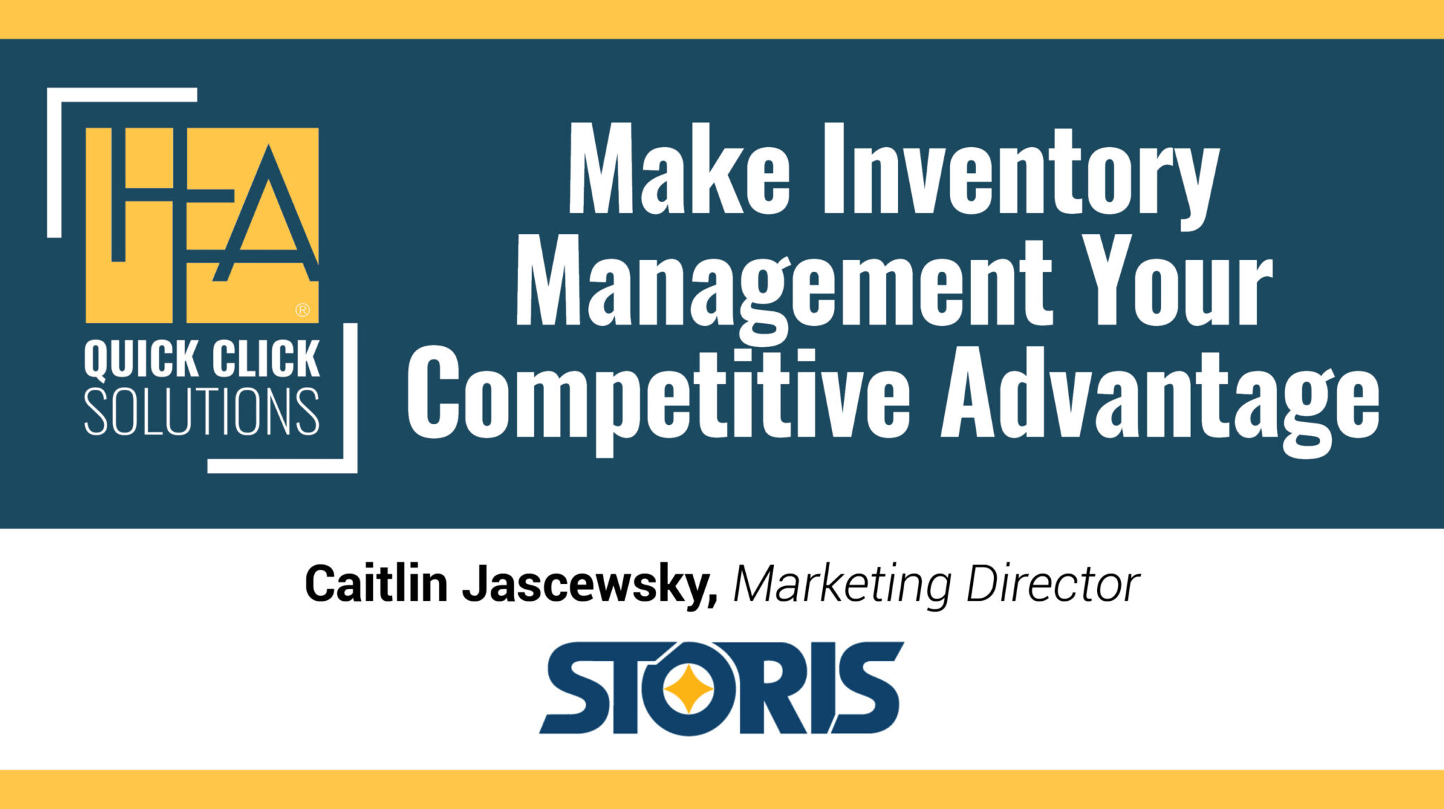 QCS: Make inventory control your competitive advantage-HFA