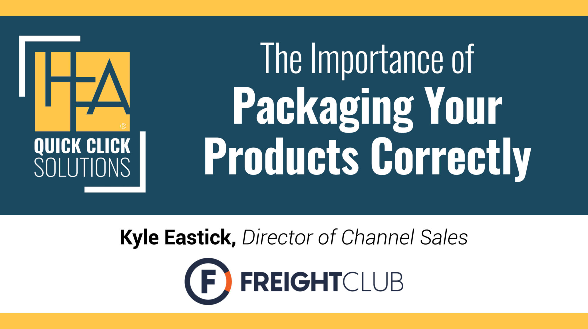 HFA QCS: The Importance of Packaging Your Products Correctly